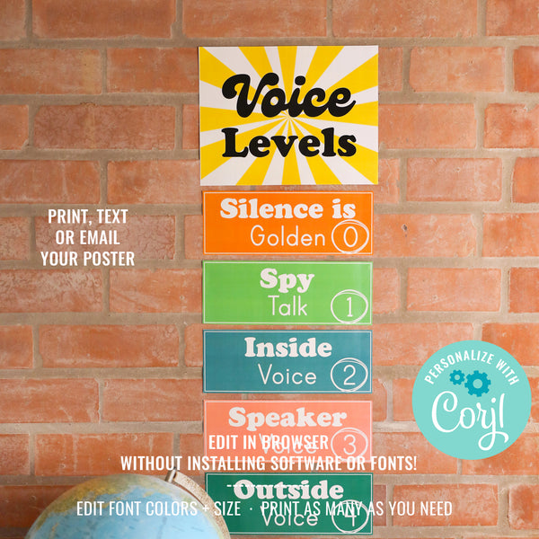 Classroom Decor Poster | Classroom Rules Poster for Kids | Printable B ...