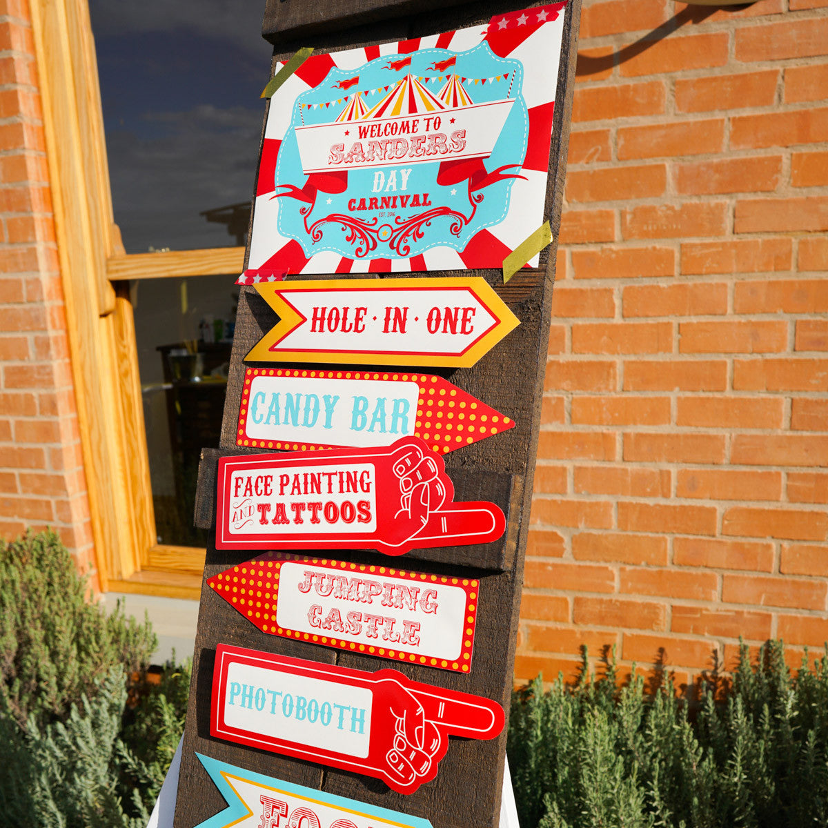 Carnival Signs Printable