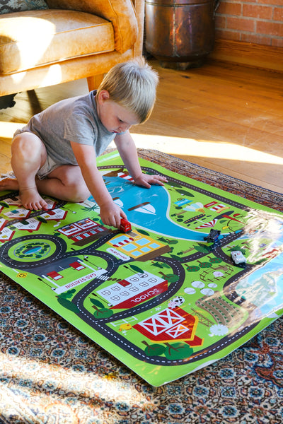 Boys Activity Mat Game | Village Activity Mat for Playtime – Sunshine ...